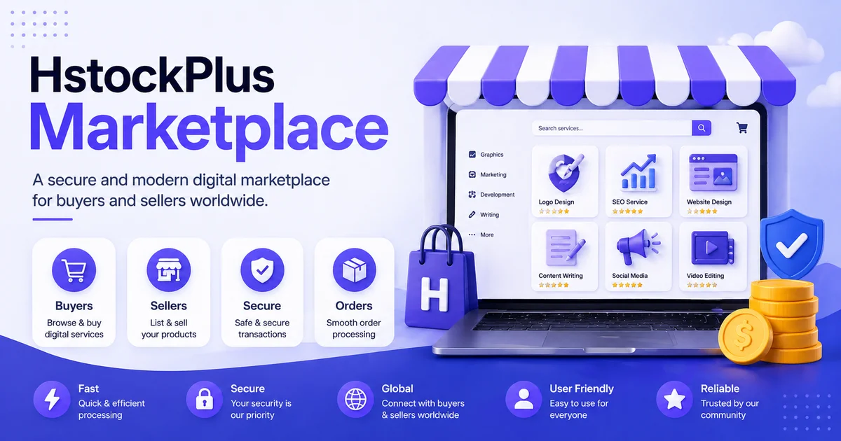 Marketplace— Premium Digital Marketplace | HstockPlus
